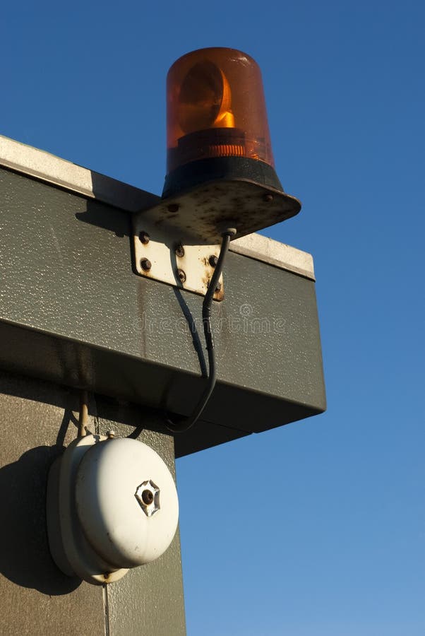 Warning system stock image. Image of equipment, support - 22857063