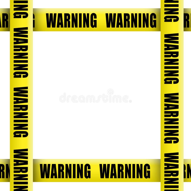 Warning tape stock image. Image of forbidden, information - 50438489
