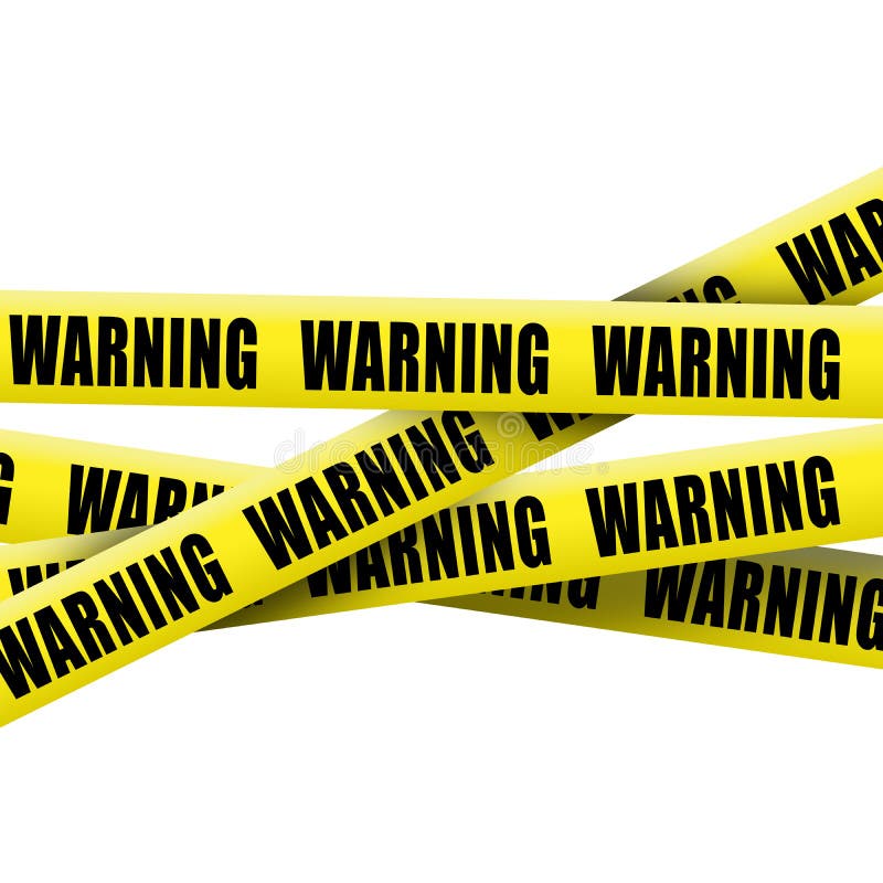 Warning tape stock image. Image of forbidden, information - 50438489