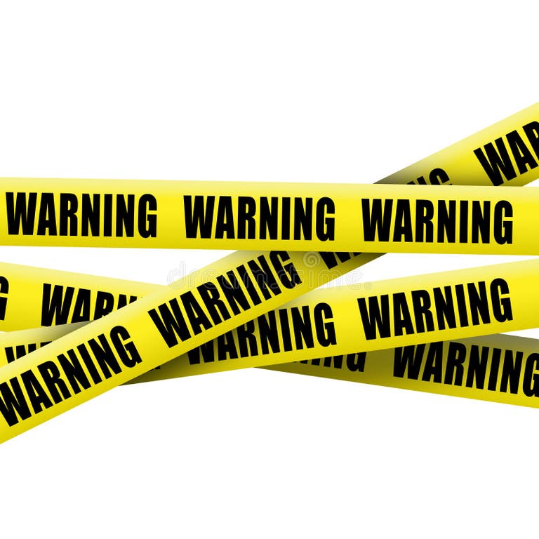 Warning tape stock image. Image of forbidden, information - 50438489