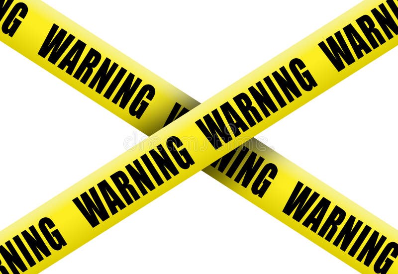 Warning tape stock image. Image of forbidden, information - 50438489