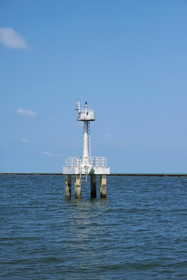 Warning tower stock image. Image of angle, blue, thailand - 70434295