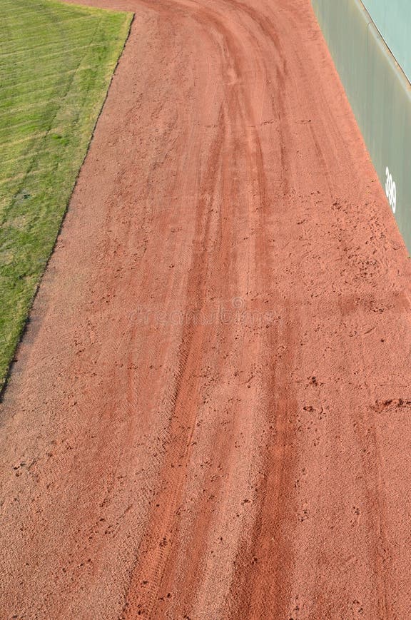 The warning track stock image. Image of baseball, competition - 29400245