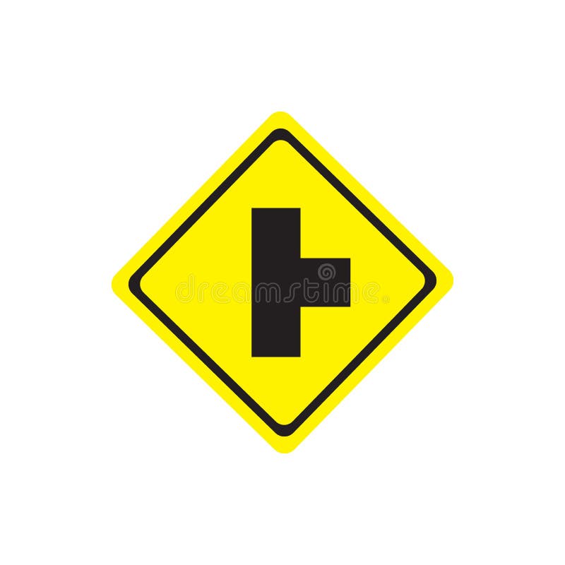 Warning traffic sign stock image. Image of isolated - 119443389