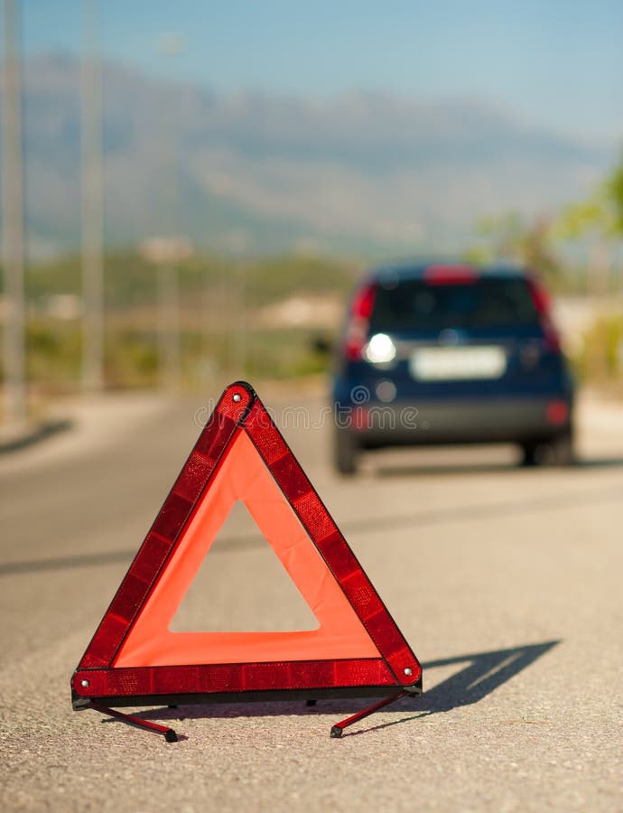 Warning triangle stock image. Image of warning, emergency - 26533469