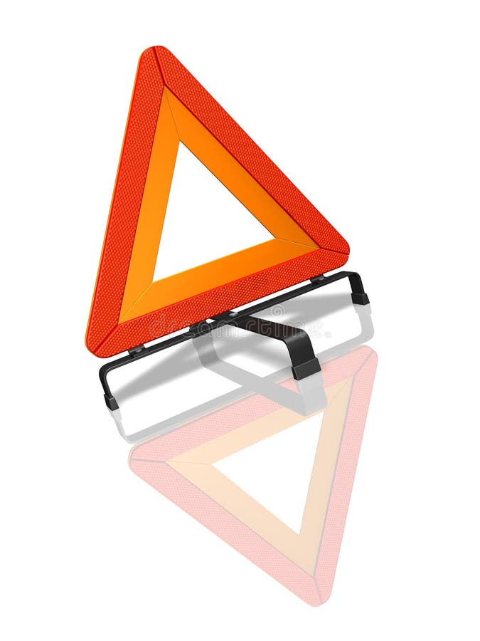 Warning Triangle Sign. Falling Objects Vector Icon Stock Vector - Illustration of isolated, fall ...