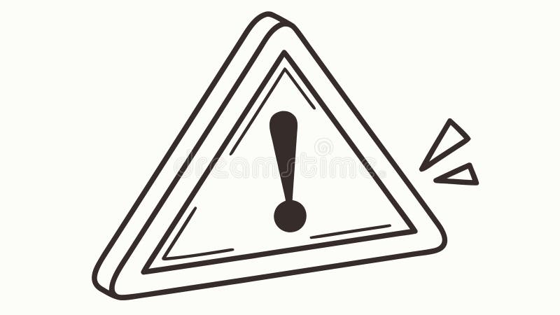 Warning Triangle with Exclamation Mark, Hazard Alert Sign, Vector ...