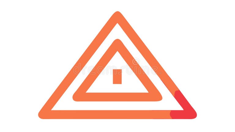 Warning Triangle Icon, Danger and Caution, Vector Design Generative AI ...