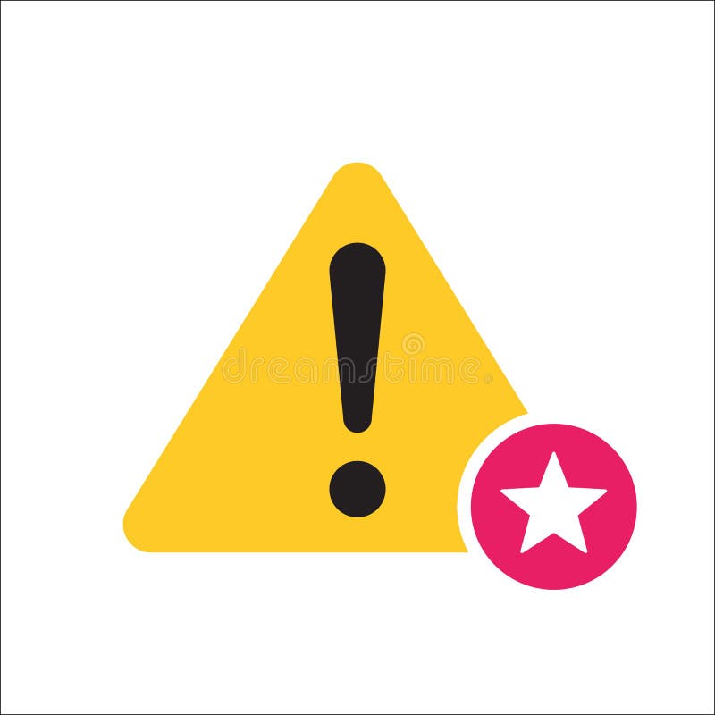 Warning Triangle Icon, Error, Alert, Problem, Failure Icon with Add ...