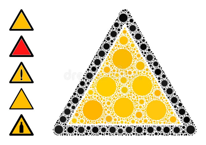 Warning Triangle Template Icon - Pandemic Composition and Other Icons ...