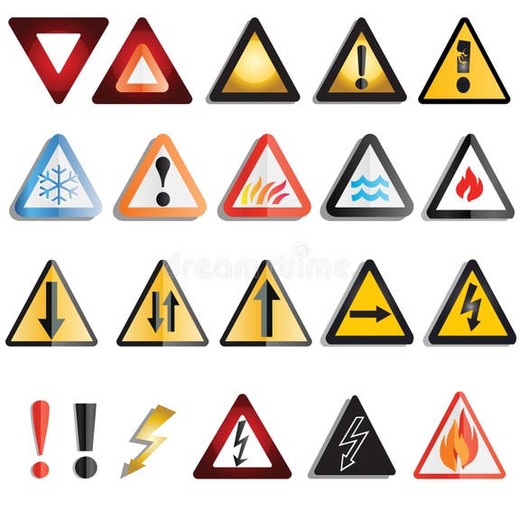 Warning Triangles Stock Illustrations – 1,433 Warning Triangles Stock ...