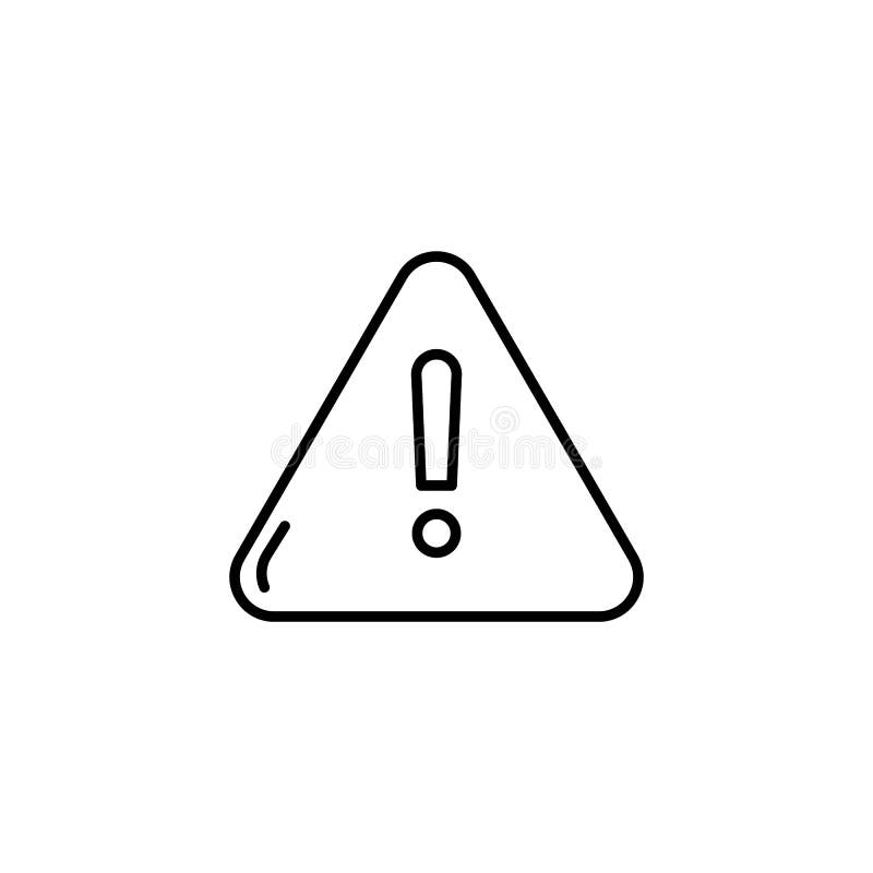Warning Vector Icon, Attention Symbol. Simple, Flat Design for Web or ...