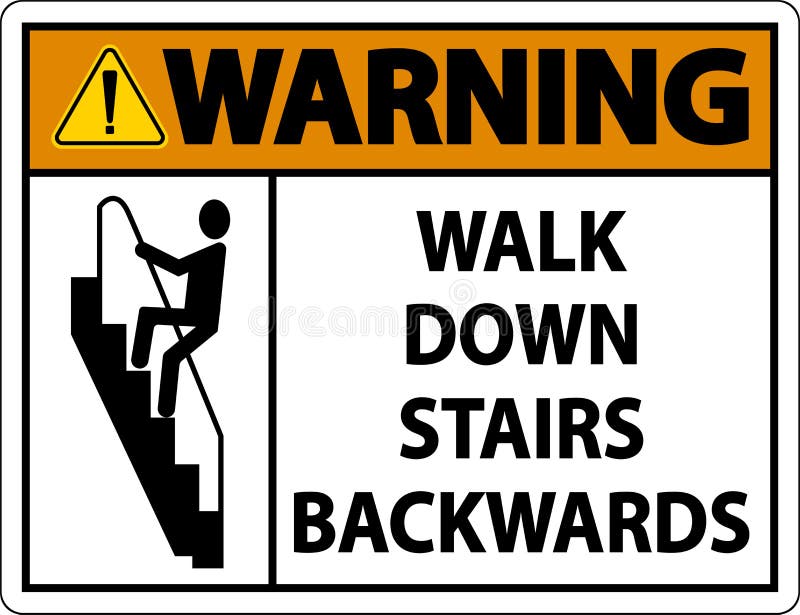 Down Stairs Sign
