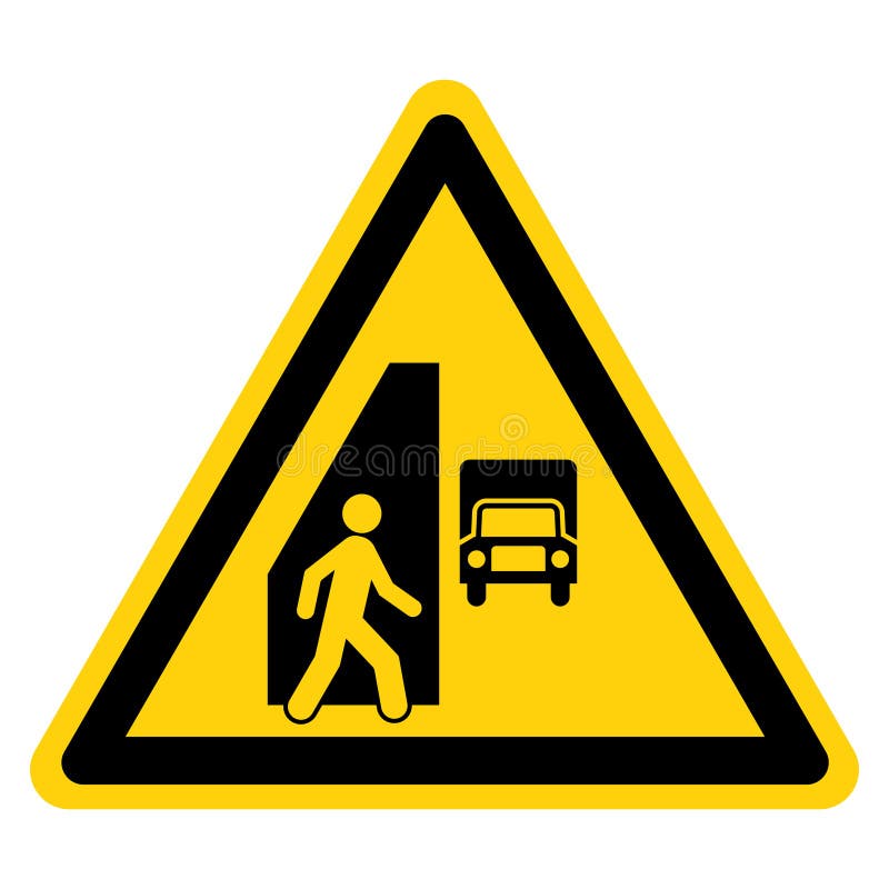 Warning Watch Out for Traffic Symbol Sign, Vector Illustration, Isolate ...