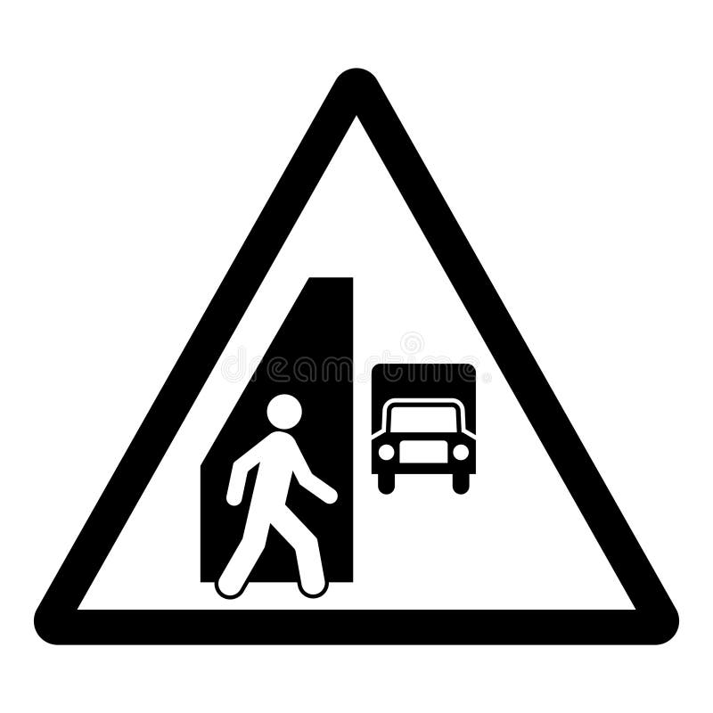 Warning Watch Out for Traffic Symbol Sign, Vector Illustration, Isolate ...