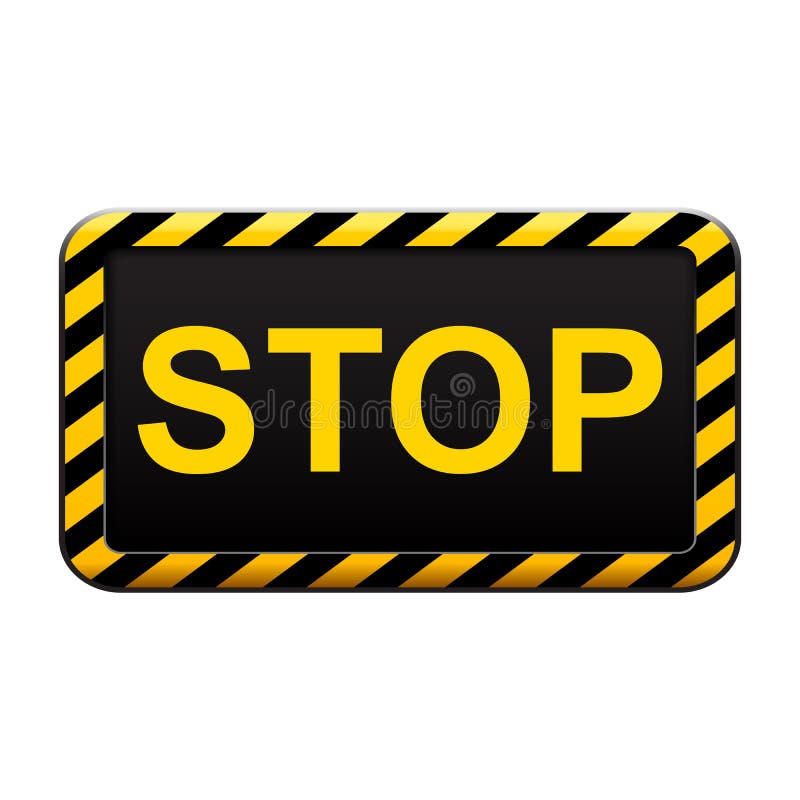 Warning, Stop Sign Icon with Exclamation Marc - for Stock Stock Vector ...