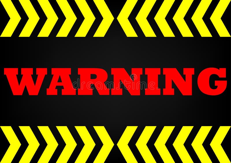 Warnning Sign Stock Illustrations – 12 Warnning Sign Stock ...