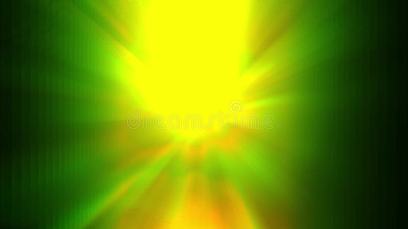 Warp Chromatic of Green and Yellow Blurry Light of Ray Stock Video ...