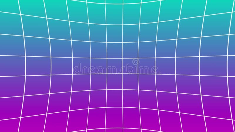 Warp Grid Loop - Aqua Magenta Gradient Stock Footage - Video of curve ...