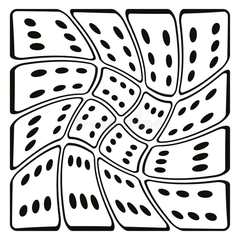 Warp Mesh Icon. Abstract Web Pattern. Distorted Grid Vector. Dynamic ...