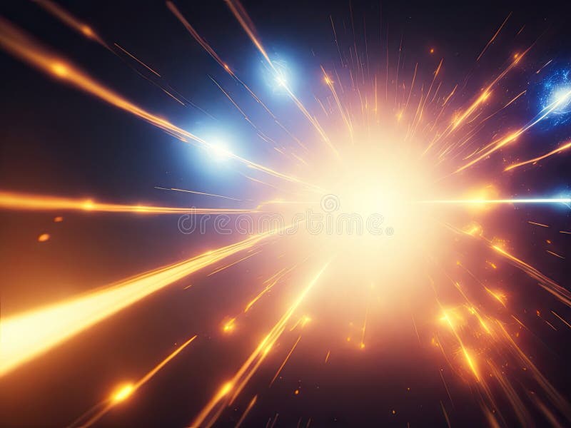 Warp Speed Journey through the Multiverse. Ai Generative Stock ...