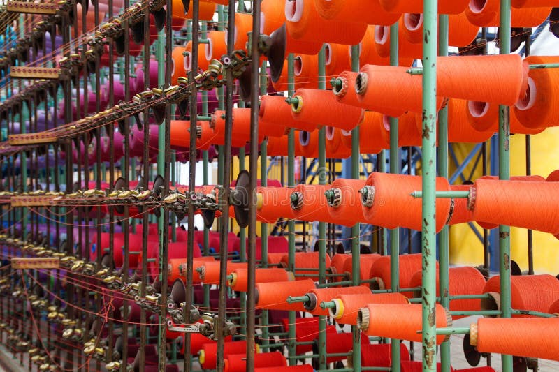 Warp threads stock image. Image of technology, green - 255254163