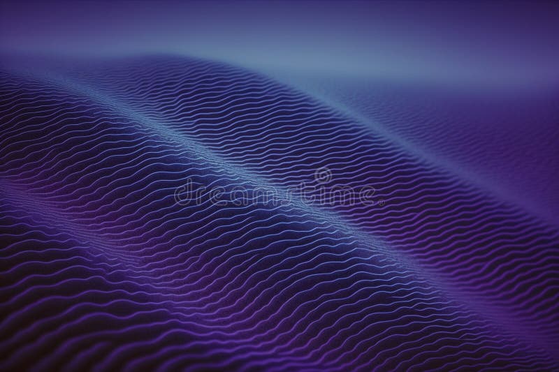 Warp Waves Background with Blue Purple Colors and Minimalist Elements ...