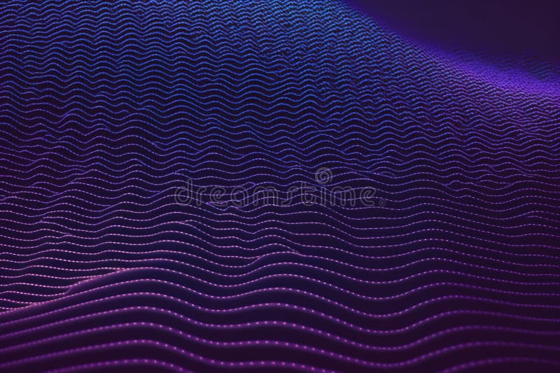 Warp Waves Background with Blue Purple Colors and Minimalist Elements ...
