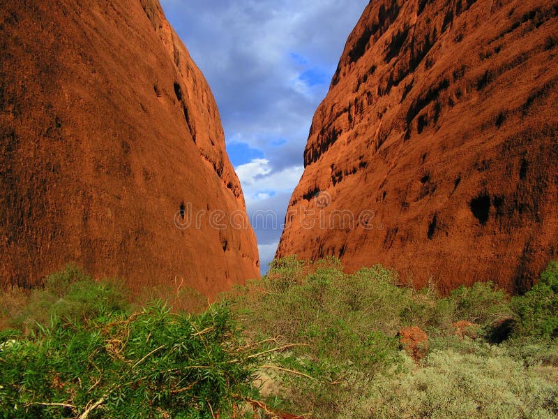 Warpa Gorge editorial stock image. Image of bush, valley - 5735834