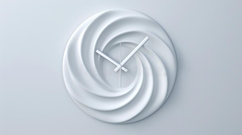 A Warped Clock Face Symbolizes the Fluidity of Time, Challenging Our ...