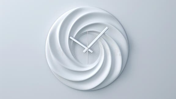 A Warped Clock Face Symbolizes the Fluidity of Time, Challenging Our ...