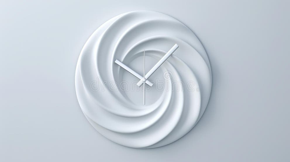A Warped Clock Face Symbolizes the Fluidity of Time, Challenging Our ...