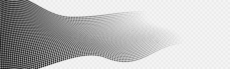 Warped Halftone Gradient Background Stock Vector - Illustration of ...