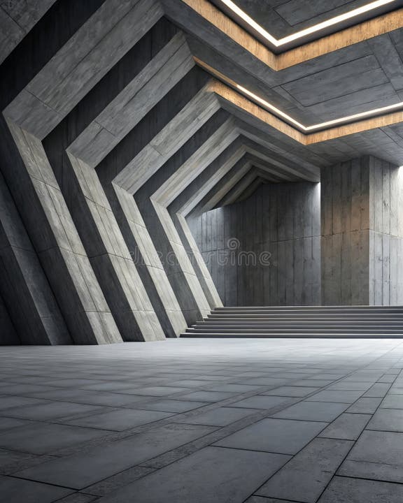 Warped Minimalist Background with Distorted 3D Design Aesthetic Stock ...