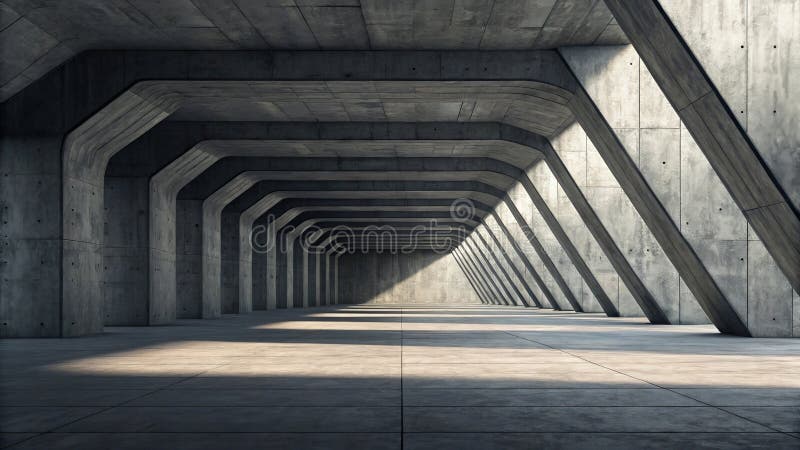 Warped Minimalist Background with Distorted 3D Design Aesthetic Stock ...