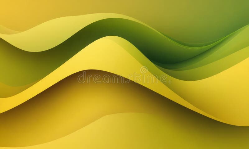 Warped Shapes in Yellow Olive Stock Image - Image of yellow, wallpaper ...