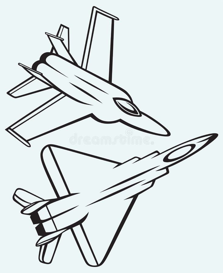 Art Clip Fighter Jet Stock Illustrations – 343 Art Clip Fighter Jet ...