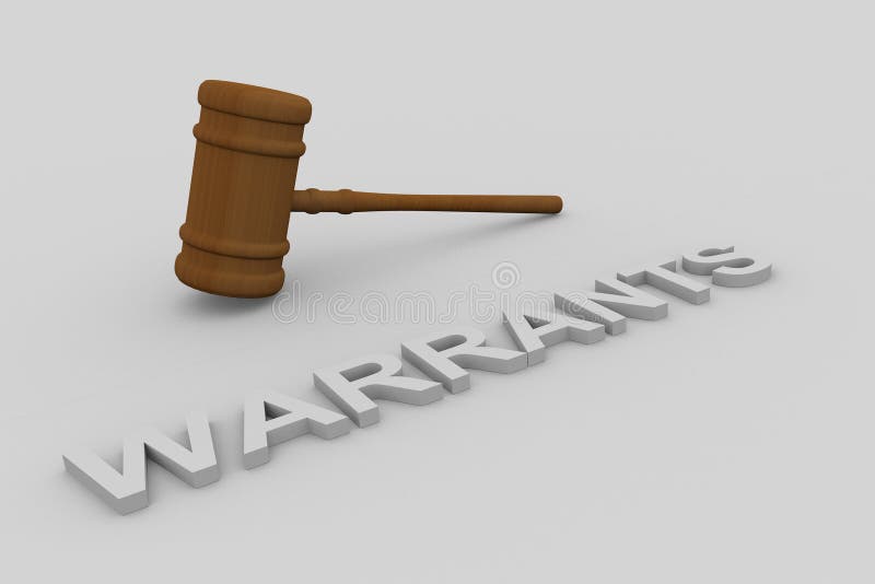 Warrants concept stock illustration. Illustration of lawsuit - 66486194