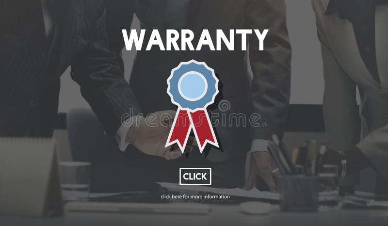 Warranty Guarantee Certificate Assurance Promise Concept Stock Image ...