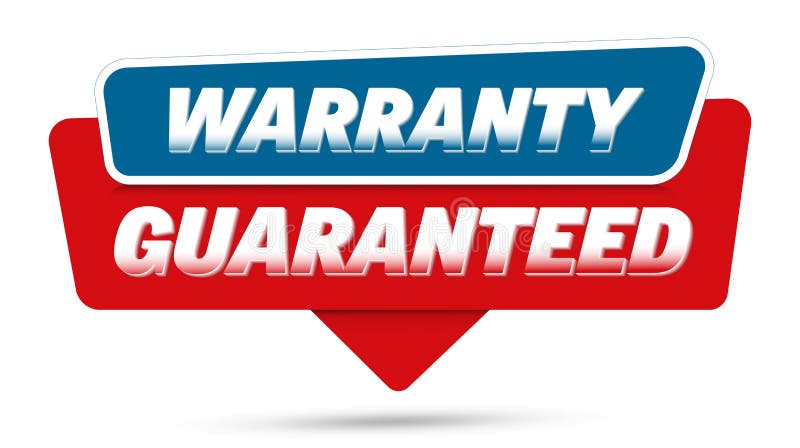 Warranty Guaranteed Sign Banner Stock Vector - Illustration of ...