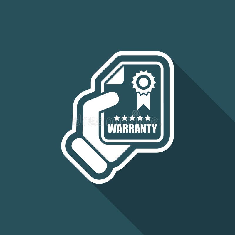 Car warranty icon stock vector. Illustration of product - 117819248