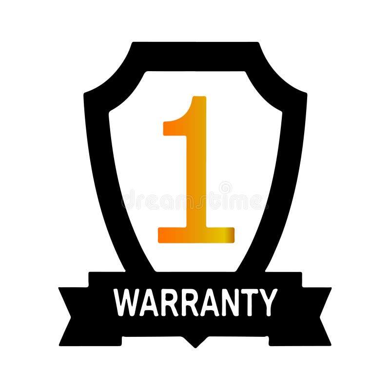 Warranty Icon Vector Silhouettes Design Illustration Stock Vector ...