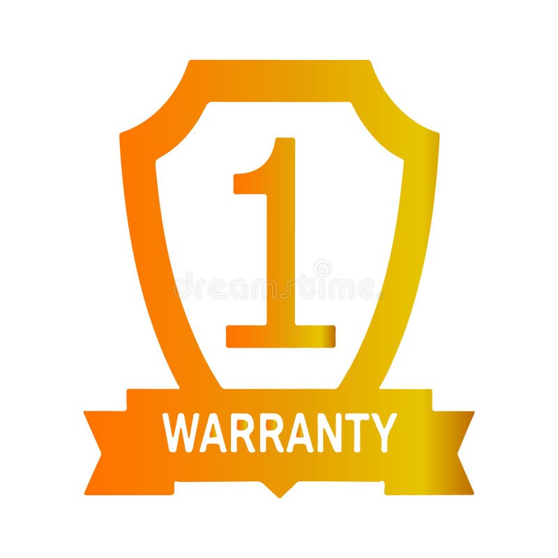 Warranty Icon Vector Silhouettes Design Illustration Stock Vector ...
