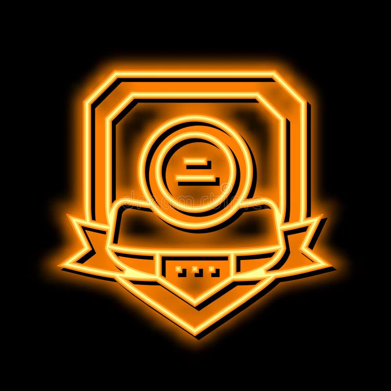 Warranty Quality Neon Glow Icon Illustration Stock Vector ...