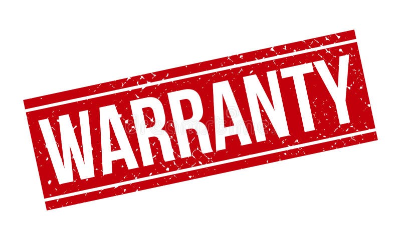 Warranty Rubber Stamp Red Warranty Rubber Grunge Stamp Seal Vector