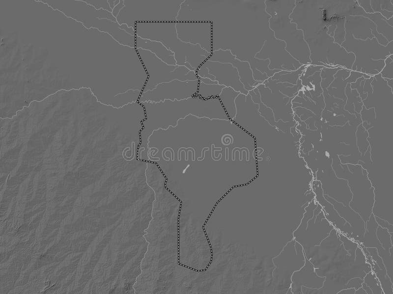 Warrap, South Sudan. Bilevel. No Legend Stock Illustration ...