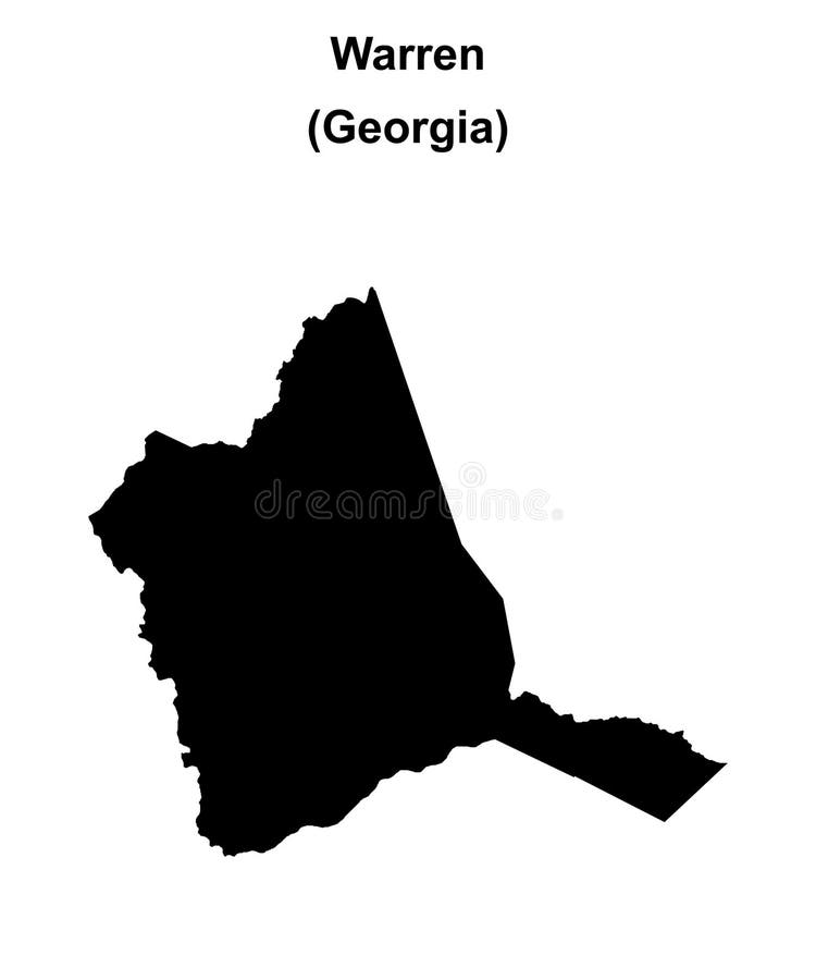 Warren outline map stock vector. Illustration of design - 357894706