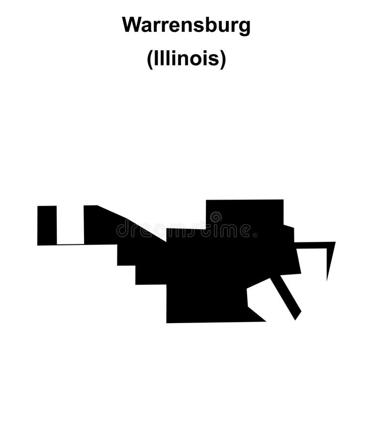 Warrensburg Outline Map Stock Illustrations – 4 Warrensburg Outline Map ...