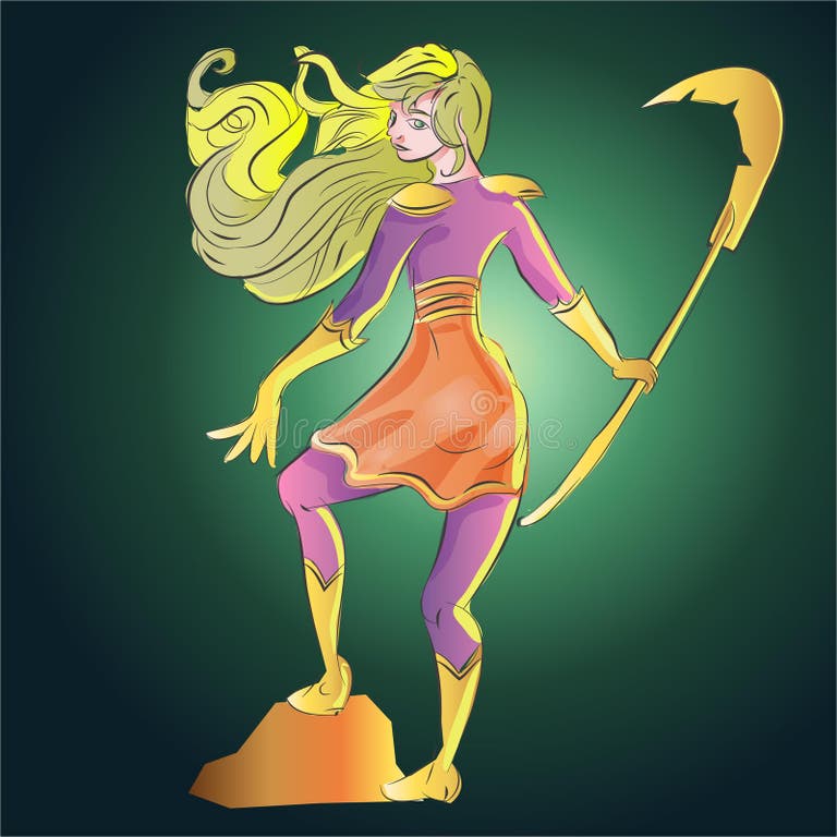 Female Warrior Silhouette Amazon Attack Stock Illustrations – 36 Female ...