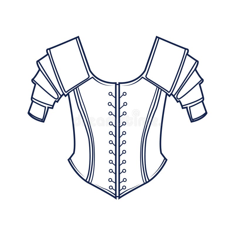 Warrior Armor. Vector Illustration Decorative Design Stock Vector ...